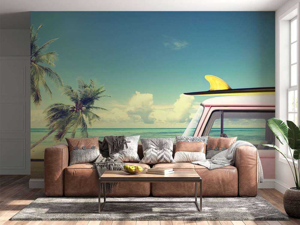 Fototapete - Volkswagen Surfbus - Fototapete