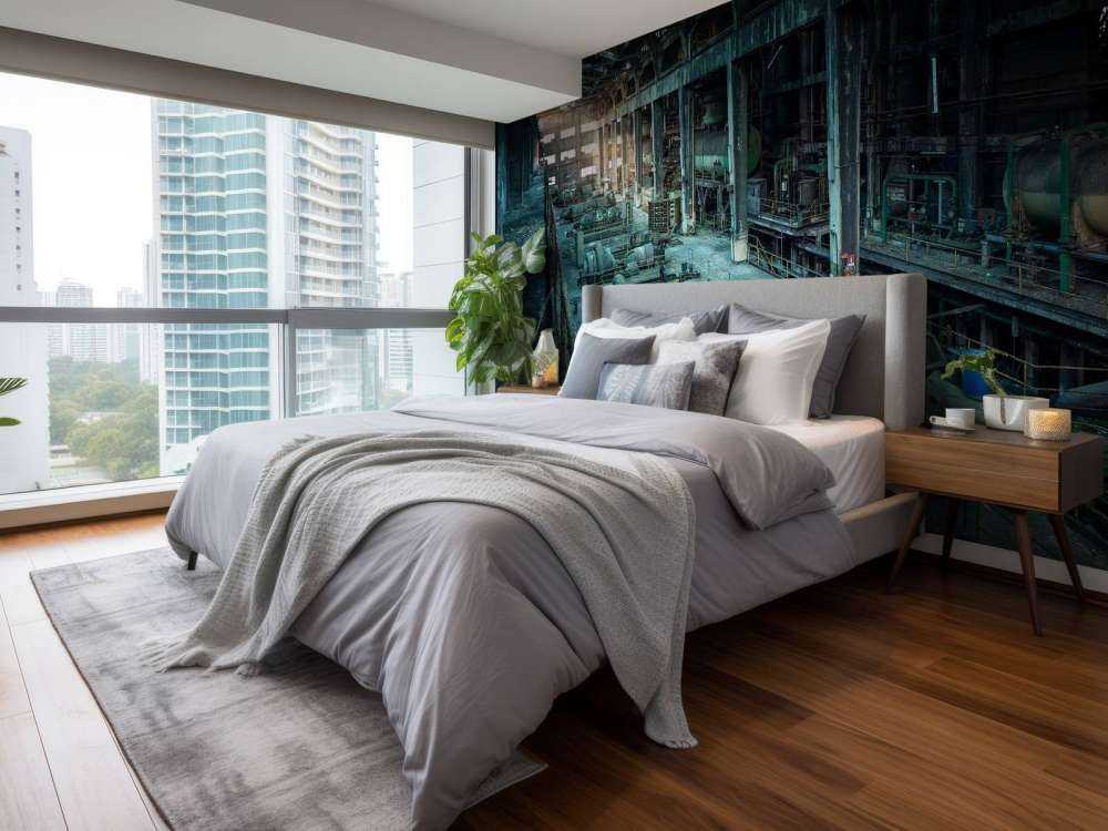 Fototapete - Cyan Power II - Fototapete