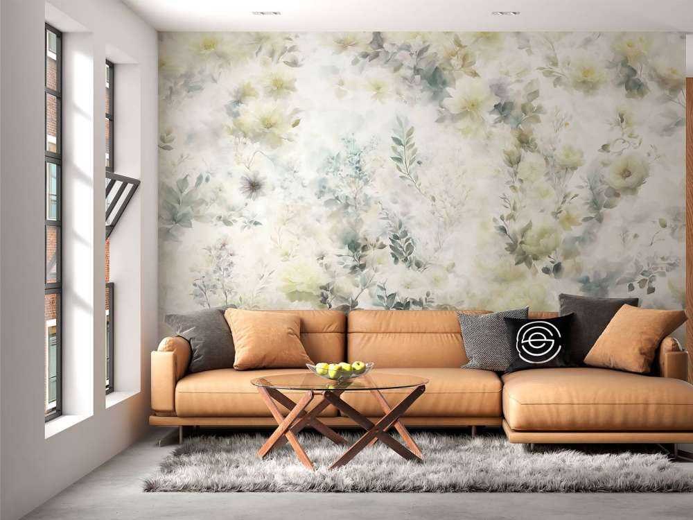 Fototapete - Delicate Floral Mood 3 - Fototapete