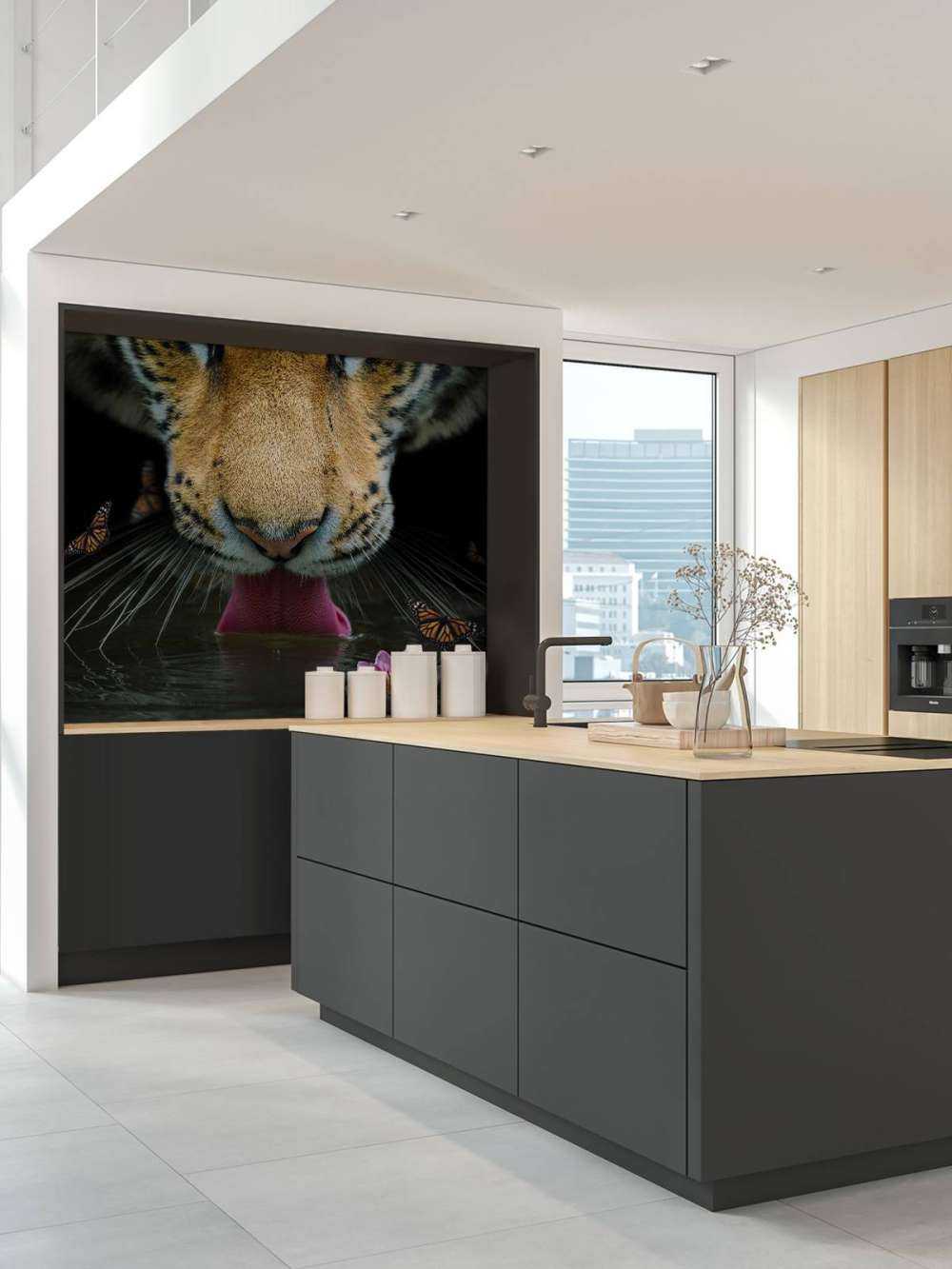 Fototapete - Dschungel Tiger Porträt - Fototapete