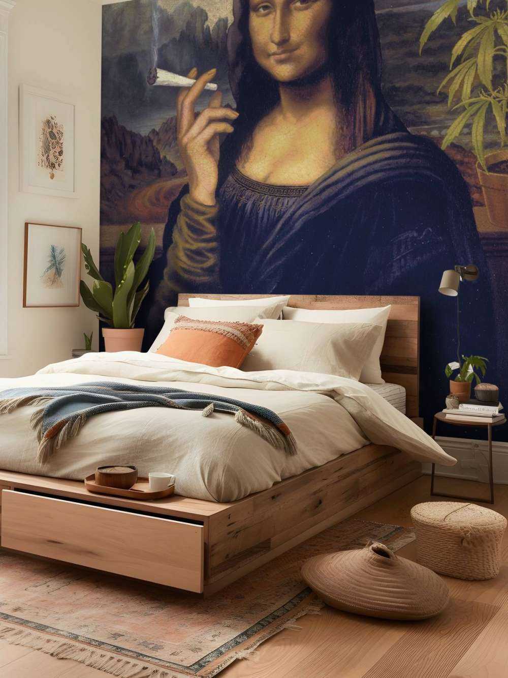 Fototapete - Mona Lisa Joint - Fototapete