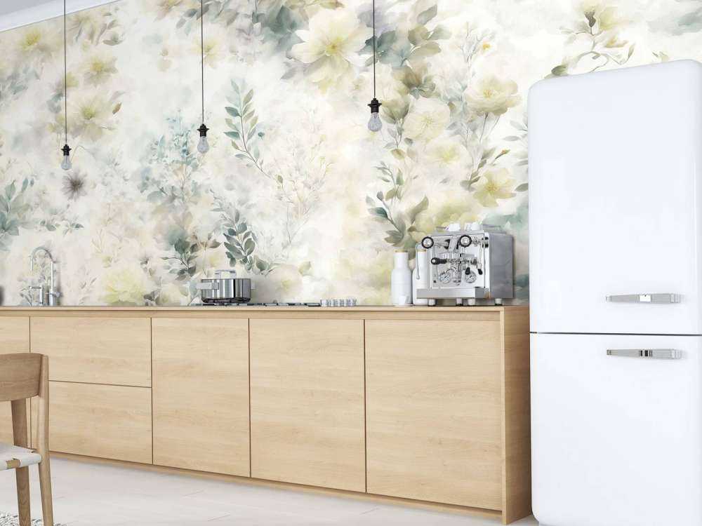 Fototapete - Delicate Floral Mood 3 - Fototapete